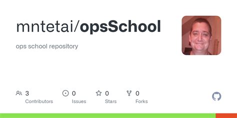 Github Mntetai Opsschool Ops School Repository
