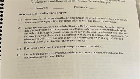 Solved Determine The Concentration Of The Unknown Chegg