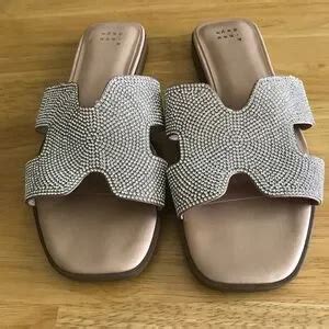A New Day Shoes Target A New Day Nina Rhinestone Flat Sandals