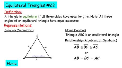 Definition Of Equilateral Triangle