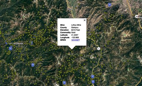 Gold Maps Western Mining History