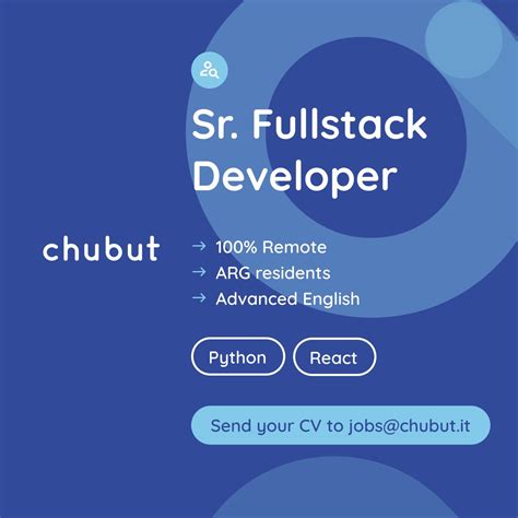 chubut it on linkedin hiring python reactjs usa openpositions