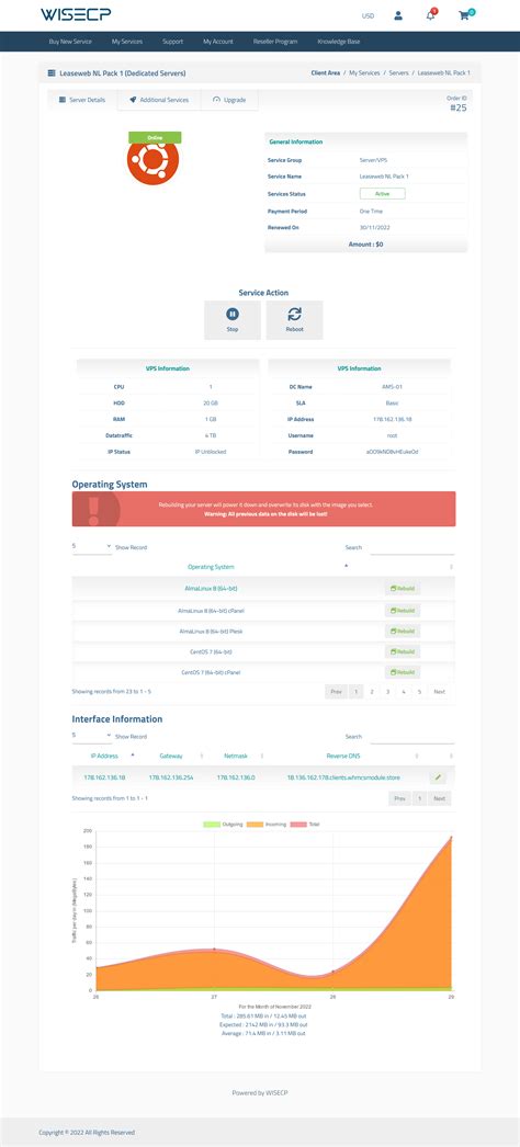 WISECP Module Leaseweb Cloud VPS Automation