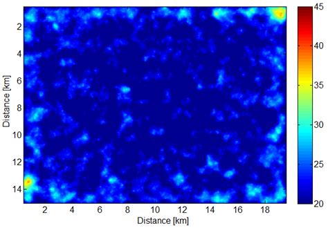 Capacity Per Pixel In Mbps M 100 Fully Loaded Lte A With Optimal