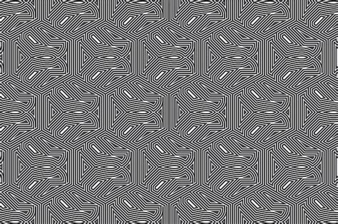 Premium Vector Abstract Geometric Design Seamless Lines Pattern