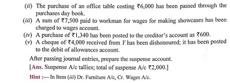 Dk Goel Solutions Isc Q 26 Chapter 21 Errors And Their Rectification