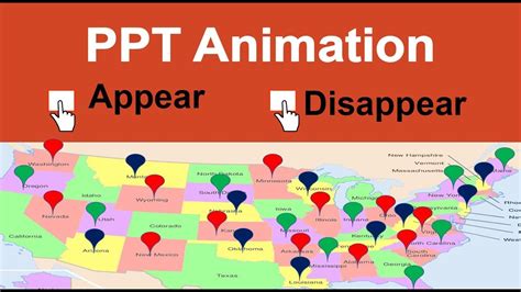 how to create an object appear disappear animation in microsoft