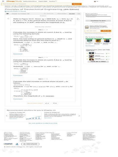 Solved Refer To Figure 10 41 Given Q2 3800 Lbft X1 18 Pdf