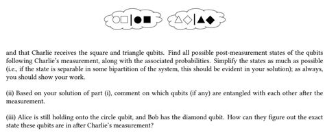 Solved Problem 2 Entanglement Swapping Consider The