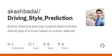 Github Akashbadaldrivingstyleprediction Built An Machine Learning Model To Determine The