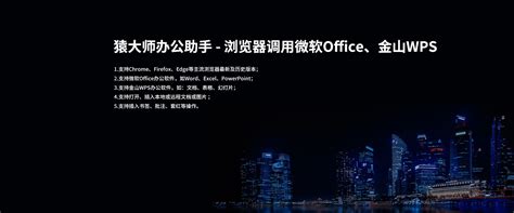 猿大师办公助手 网页内嵌office wps 在线编辑word excel ppt