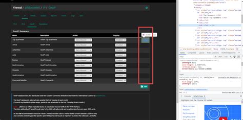 Unable To Edit The Geoip Filters There Are Supposed To Be Edit Buttons But They Are Missing