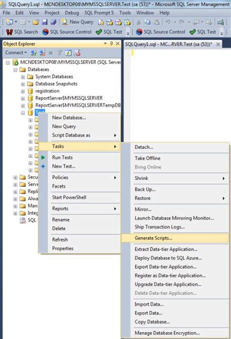 Copy Table With Data From One Database To Another In Sql Server 2012