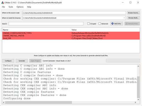 Build A C “hello World” Application With Reference To Zivid Api In