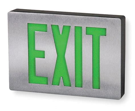 Exit Sign With Battery Backup Grainger