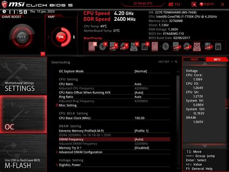 Ddr4 Frequency 3200 Or 2400 In Bios Msi Global English Forum
