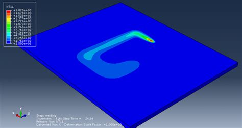 Arc Welding In A Rectangular Path Using Dflux Subroutine Abaqus Abaqus Tutorials