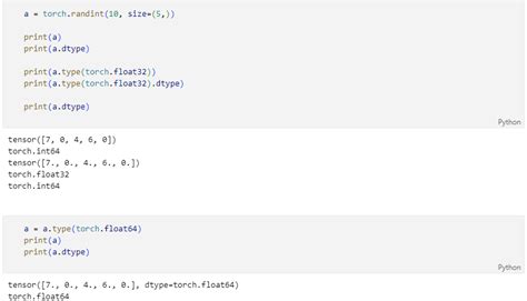 Pytorch Tensor 다루기