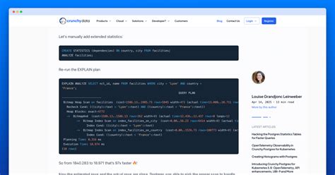 Hacking The Postgres Statistics Tables For Crunchy Data Blog