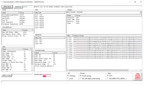 Polaris Bios Editor 3 Pro Pbe 3 Pro Performance Timings Gpu Mining Bios Mod Database Shop 💲⛏