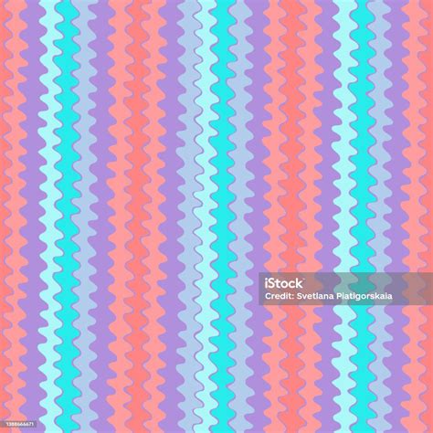 손으로 그린 미래지향적인 밝은 곡선과 둥근 모양의 매끄러운 패턴 밀레니엄에 대한 스톡 벡터 아트 및 기타 이미지 밀레니엄 굽이치는 풍경 선 Istock