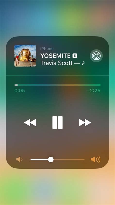 Bug Cant Scroll The Music Time From Control Centre R IOSBeta