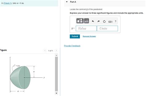 Solved In Figure 1 Take A 6 M Part A Locate The Centroid