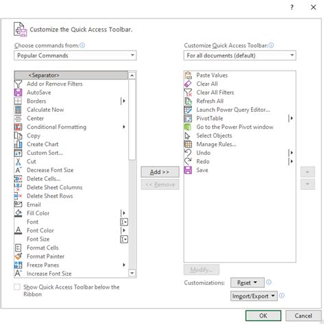 Excel Quick Access Toolbar • My Online Training Hub