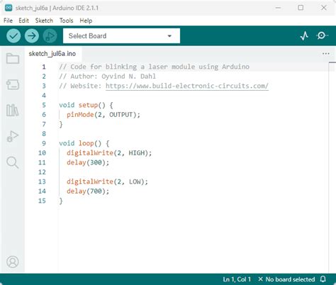 arduino laser module connecting ky 008 to arduino