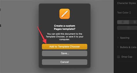 How To Use A Pages Document As A Template