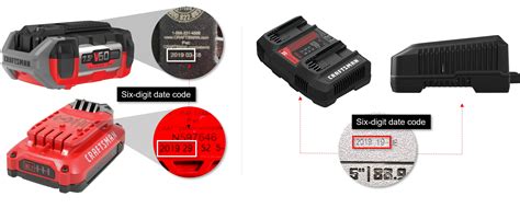How Can I Locate The Date Code On Craftsman Batteries And Chargers Craftsman