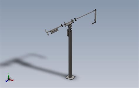 铸造行业的金属浇注支架 Solidworks 2016 模型图纸免费下载 懒石网