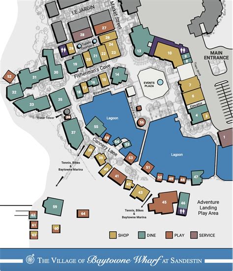 Where Is Sandestin Florida On The Map Village Of Baytowne Wharf 2025