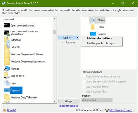 Get Copy Path Always Visible In Context Menu In Windows 10