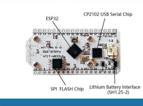 Heltec Iot Lora Node Esp32 Wifi Lora V2 Asr650x Asr6501 Sx1262 Lora