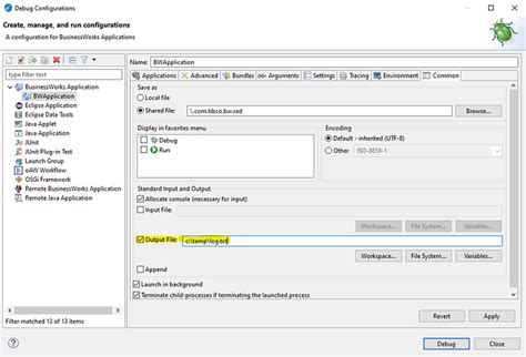 Bw6x Bwce How To Enable Activity Level Logging In Businessworks 6