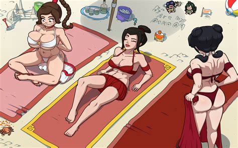 Azula Mai And Ty Lee At The Beach 13 By Dako09 Hentai Foundry