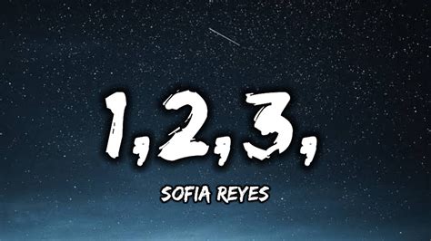 Sofia Reyes 1 2 3 Speduplyrics Youtube