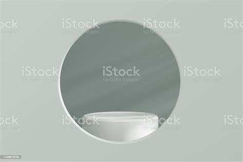 빈 연단 제품 프레젠테이션을 위한 현대적인 미니멀 쇼케이스 장면 0명에 대한 스톡 사진 및 기타 이미지 0명 3차원 형태