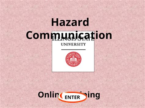 Hazcom Standards Training Hazcom Standards Training Ppt