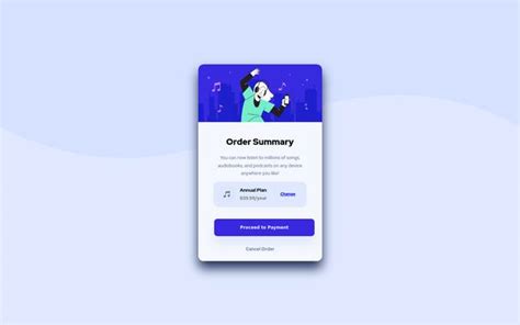 Frontend Mentor Order Summary Component Main Using Flexbox Coding