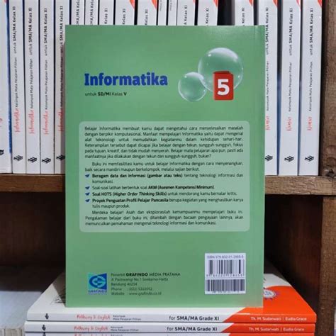 Promo Buku Informatika Kelas 5 Sd Kurikulum Merdeka Grafindo Diskon 23