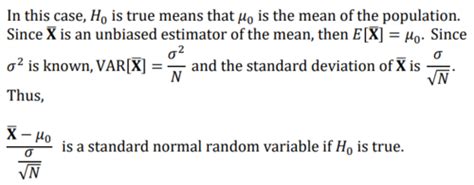 Hypothesis Testing Formulas Flashcards Quizlet