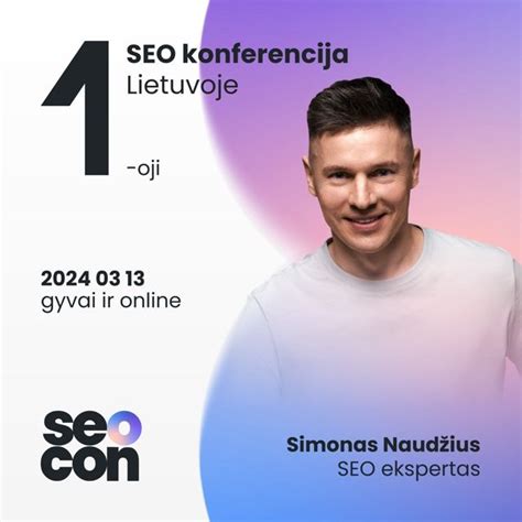 Simonas Naudzius Smp On Linkedin Seo