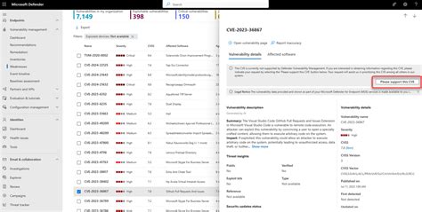 我組織中的弱點 Microsoft Defender Vulnerability Management Microsoft Learn