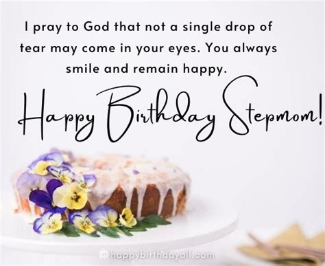 Best Happy Birthday Wishes For Stepmom I Really Love You Mom