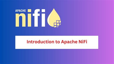 Apache NiFi Introduction YouTube