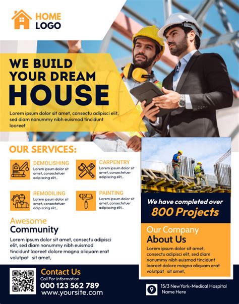 Constrution Template Postermywall