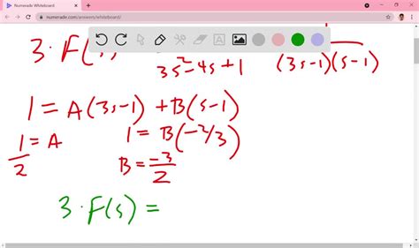 solved use the transforms in fig 7 1 2 to find the inverse laplace transforms of the functions