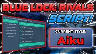 Blue Lock Rivals Script Gui Hack Free Cosmetics Unlimited Spins Aimbot And More No Key Lamine